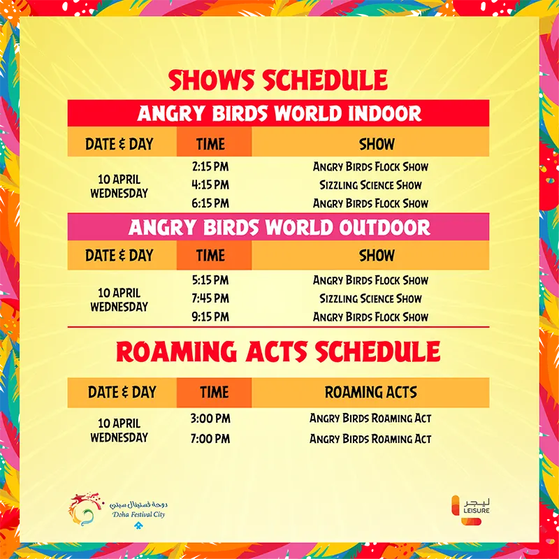 Flock Fest 2024 | Angry birds World