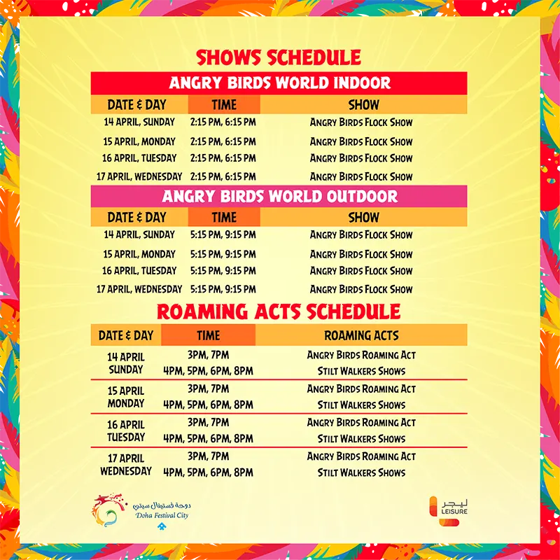 Flock Fest 2024 | Angry birds World