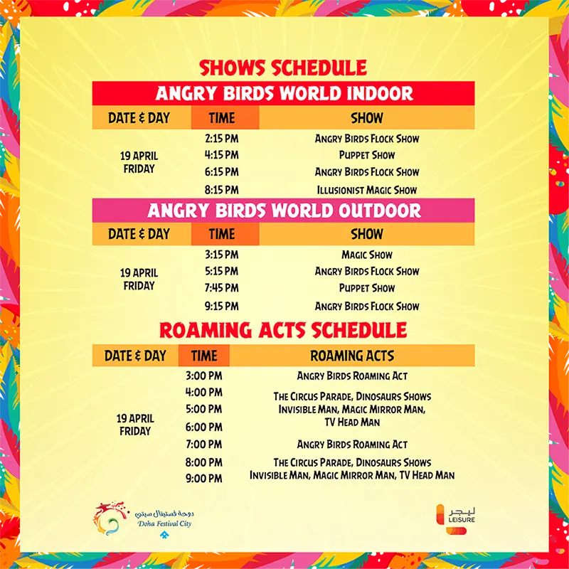 Flock Fest 2024 | Angry birds World